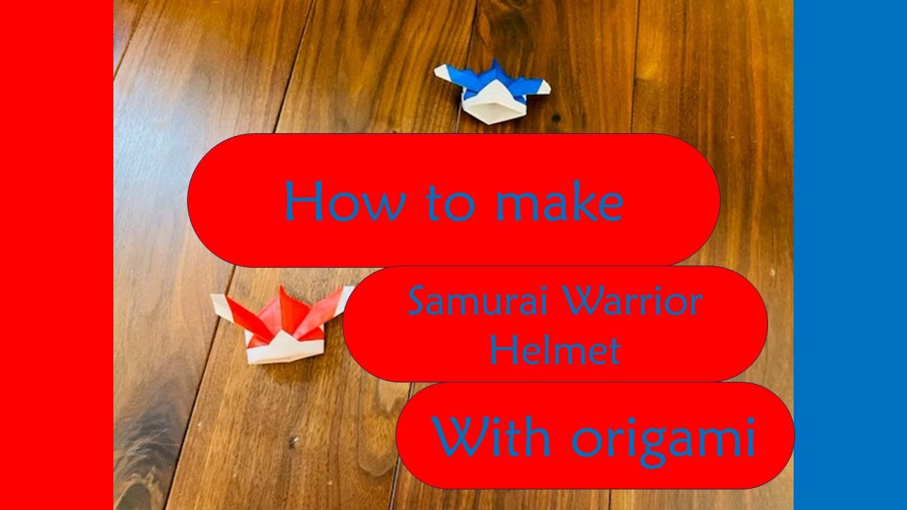 How to make a Samurai Warrior Helmet - YouTube