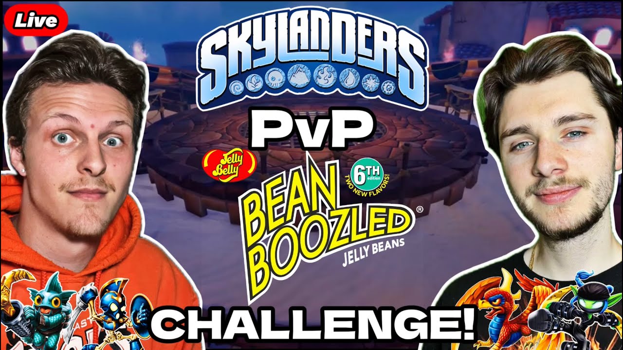 Skylanders PvP BEAN BOOZLED Challenge IRL with Spenny! - YouTube