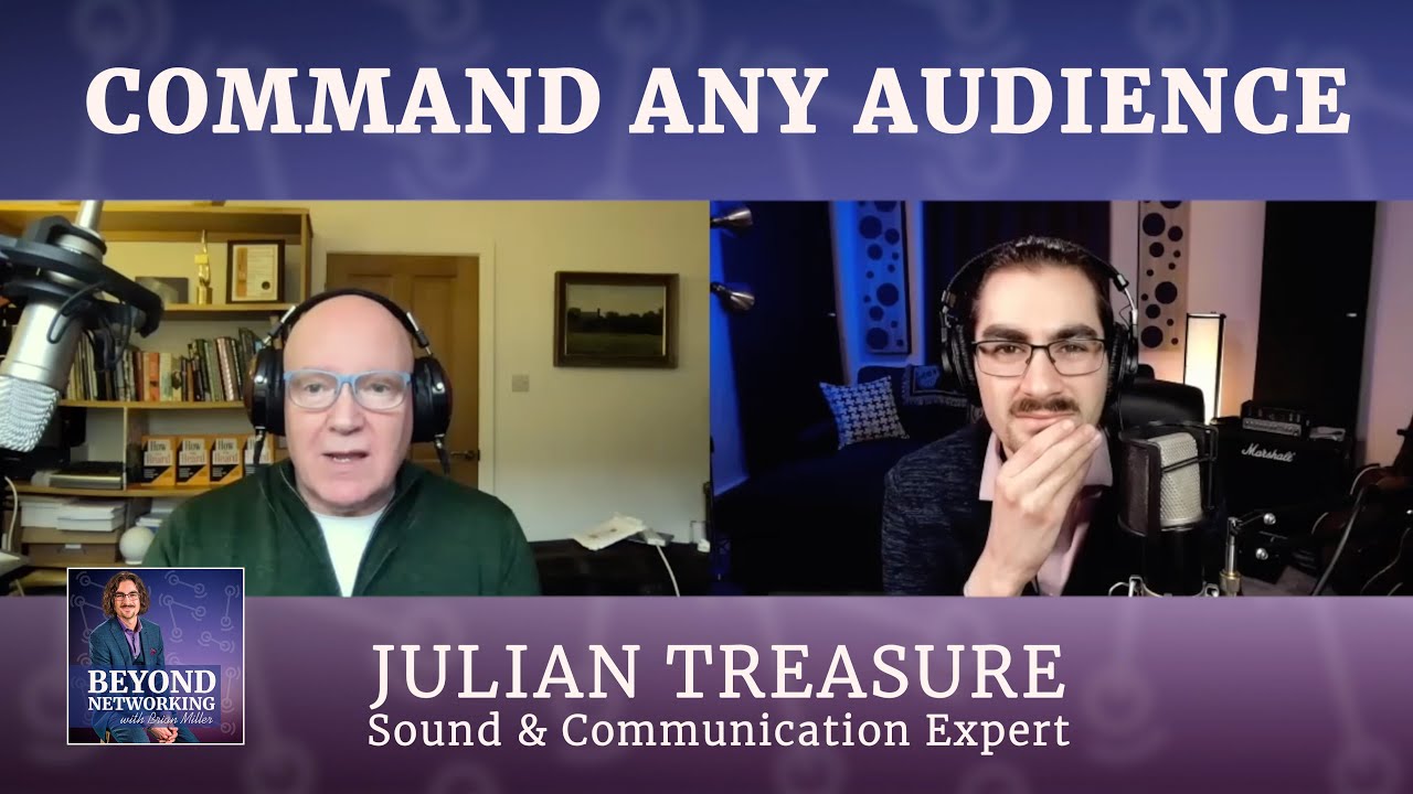 Julian Treasure teaches us how to speak INTO a listening | Beyond ...