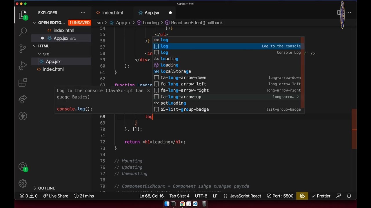 Frontend. 34-dars. React useeffect - YouTube