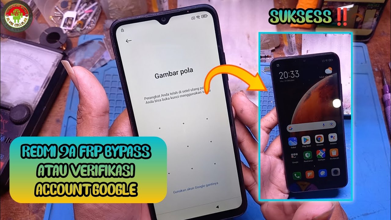 REDMI 9A FRP BYPASS ATAU VERIFIKASI ACCOUNT GOOGLE TANPA PC 💻 - YouTube