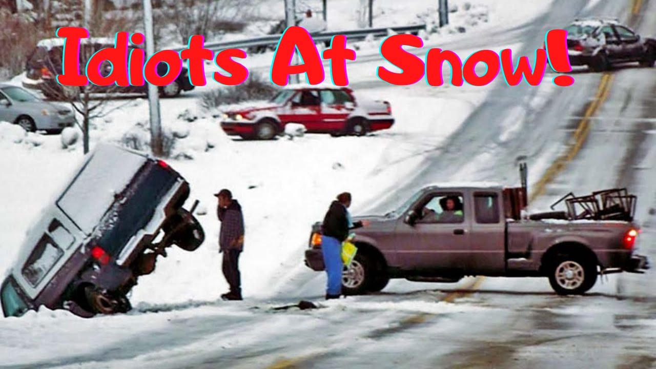 WINTER CAR Crash - Snow FAILS compilation - YouTube