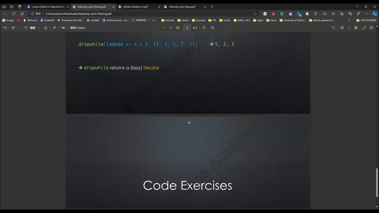 第二屆【python Deep Dive 2】week 13 Iteration Tools(中) Youtube 6167