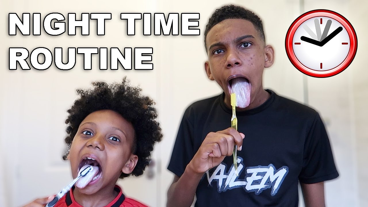 FAMILY NIGHT TIME ROUTINE!!! - YouTube