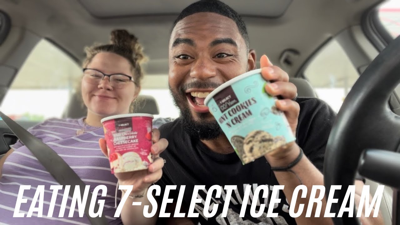 Eating 7-SELECT ICE CREAM from SPEEDWAY || FOOD REVIEW || Ashley and ...
