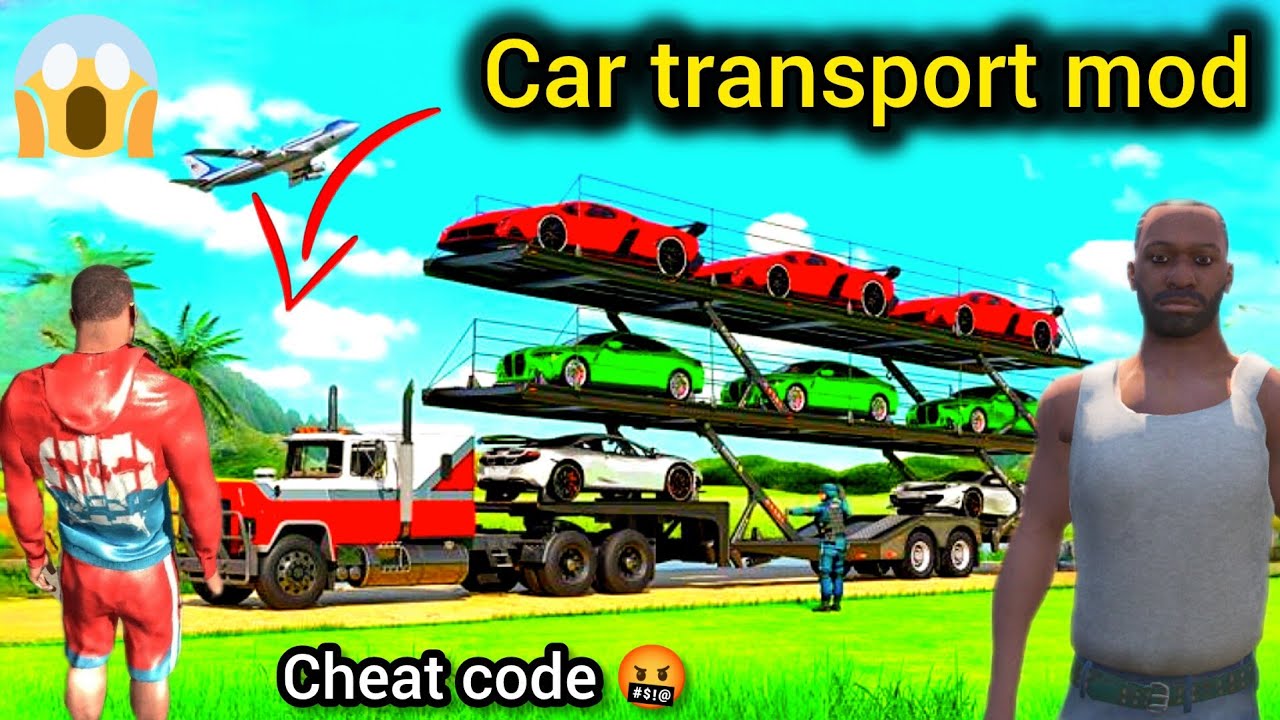 Franklin transport cars via truck loading - new car showroom mode - indian bike driving - cheat ...