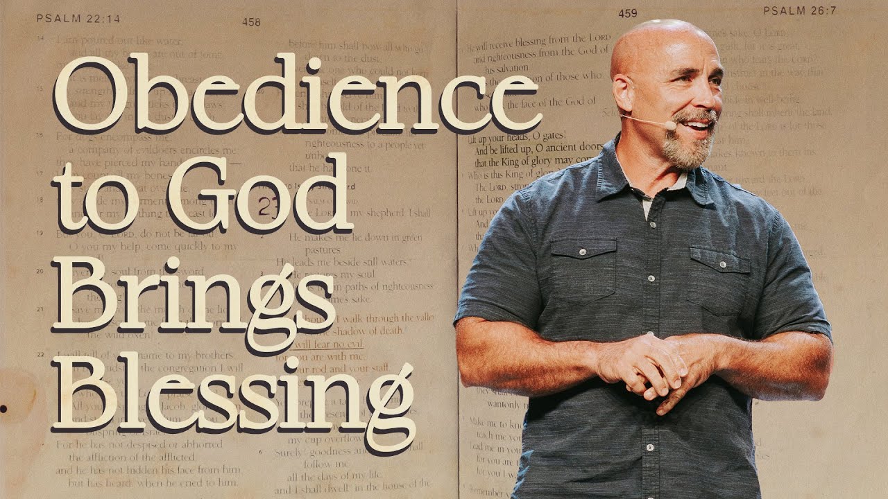 Obedience to God Brings Blessing | The Journal Journey | Pastor David ...