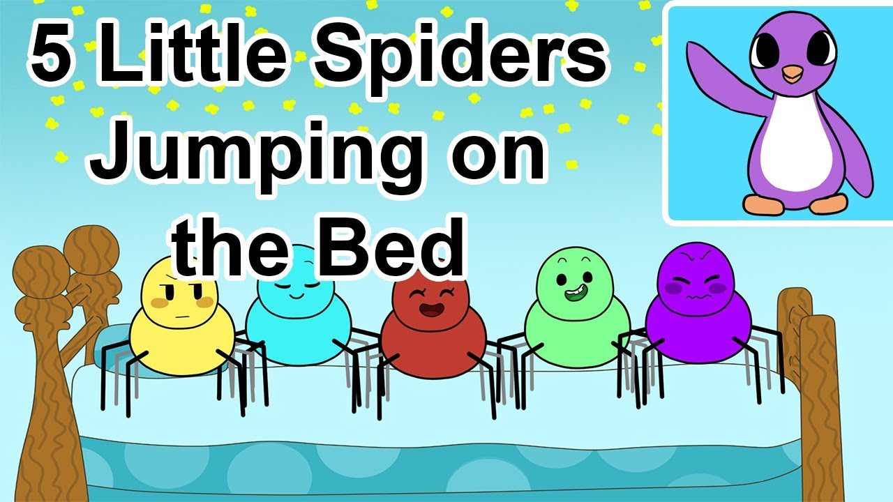 5 Spinning Spiders Jumping on the Bed - Bright New Day Productions ...