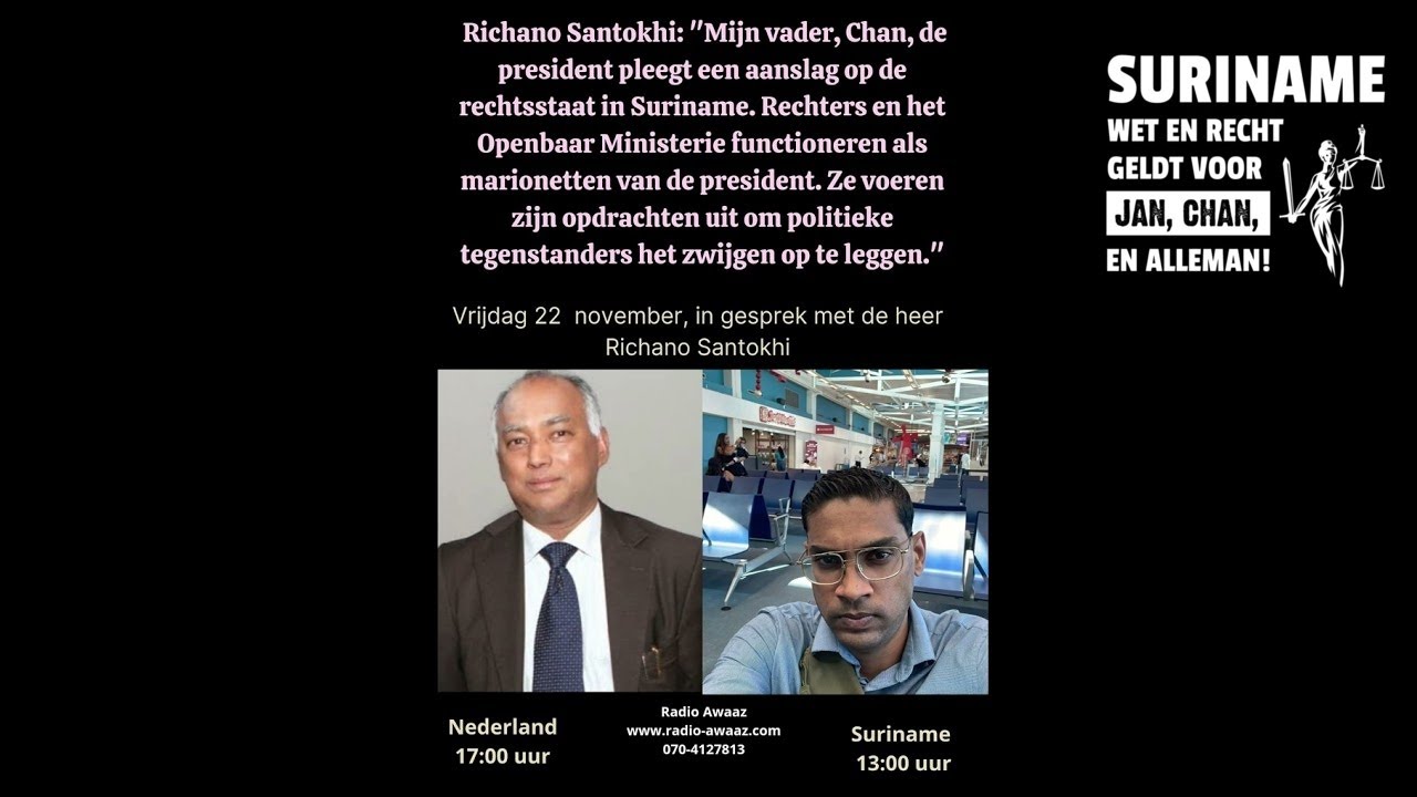 Marcel Oostburg Column | Interview met Rishano Santokhi & Trump wil ...