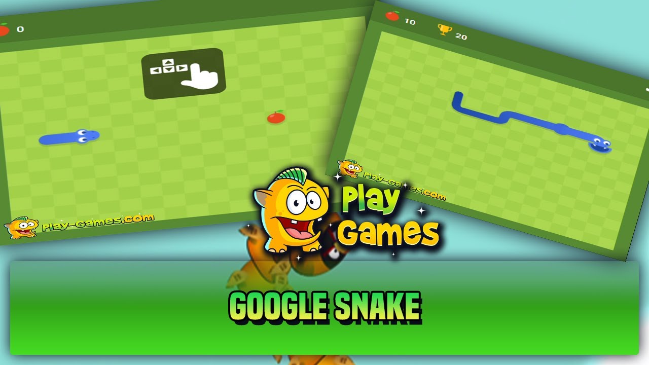 Google Snake Snake Playthrough - YouTube