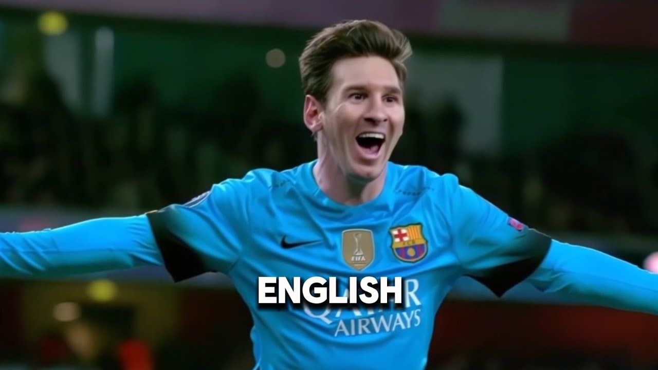 Lionel Messi speaking english (FULL INTERVIEW) - YouTube