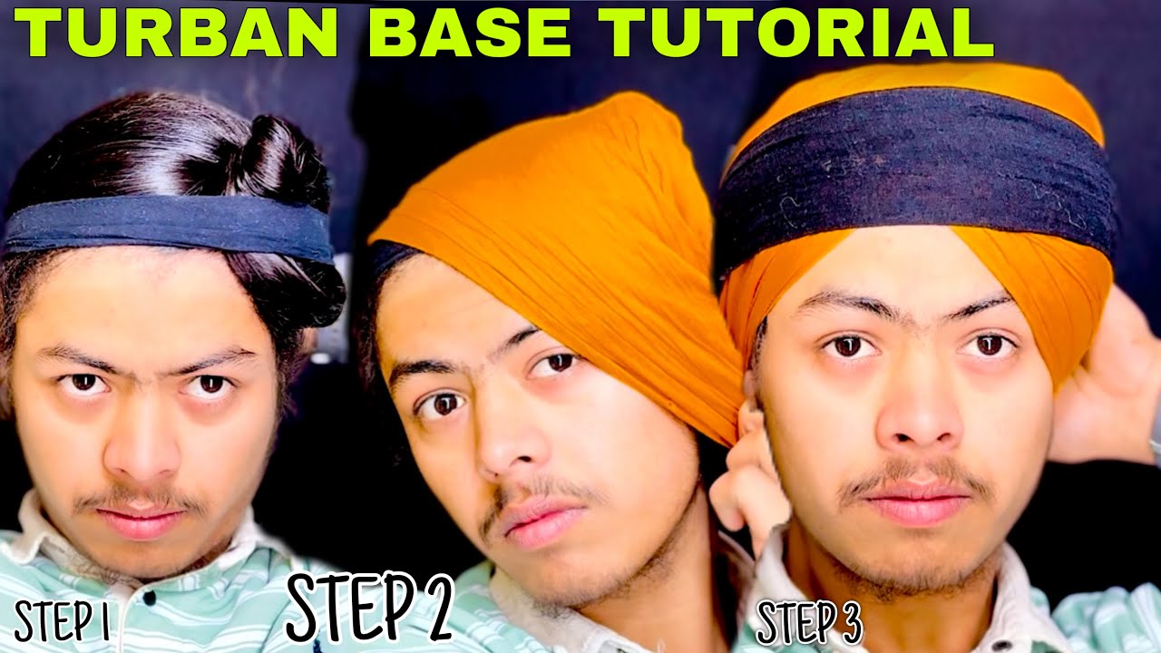 HOW TO TIE TURBAN BASE / BASE FOR ALL TYPE OFF TURBAN 2024 - YouTube
