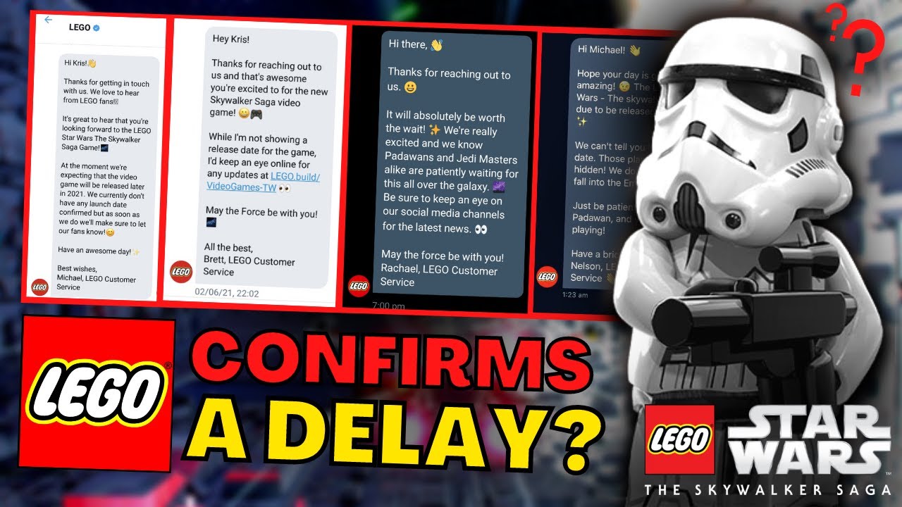 Did LEGO Really Confirm A Delay in DMs? LEGO Responds! LEGO Star Wars ...