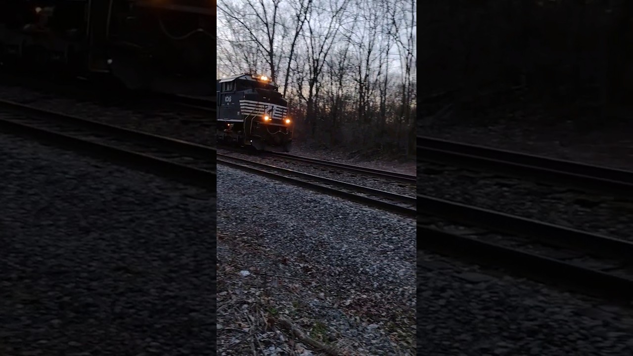 NS 1016, NS 1816 and NS 1206 lead stack train. - YouTube