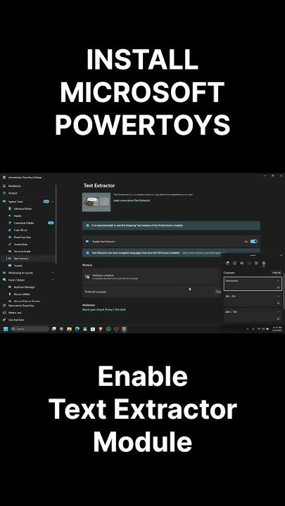 HOW TO COPY ANY TEXT ON THE SCREEN ON WINDOWS | POWERTOYS | TEXT EXTRACTOR | #microsoft # ...