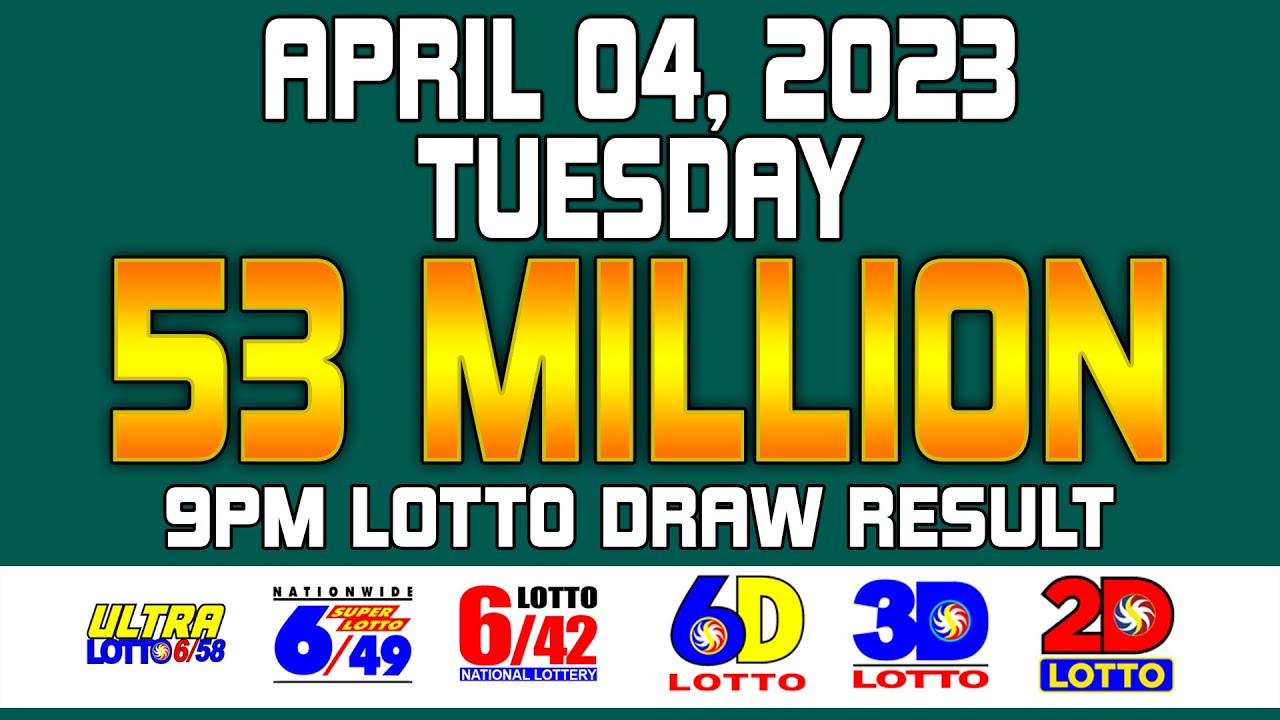9pm Lotto Result Today April 4 2023 Tuesday - Ultra Lotto 6/58, Super ...
