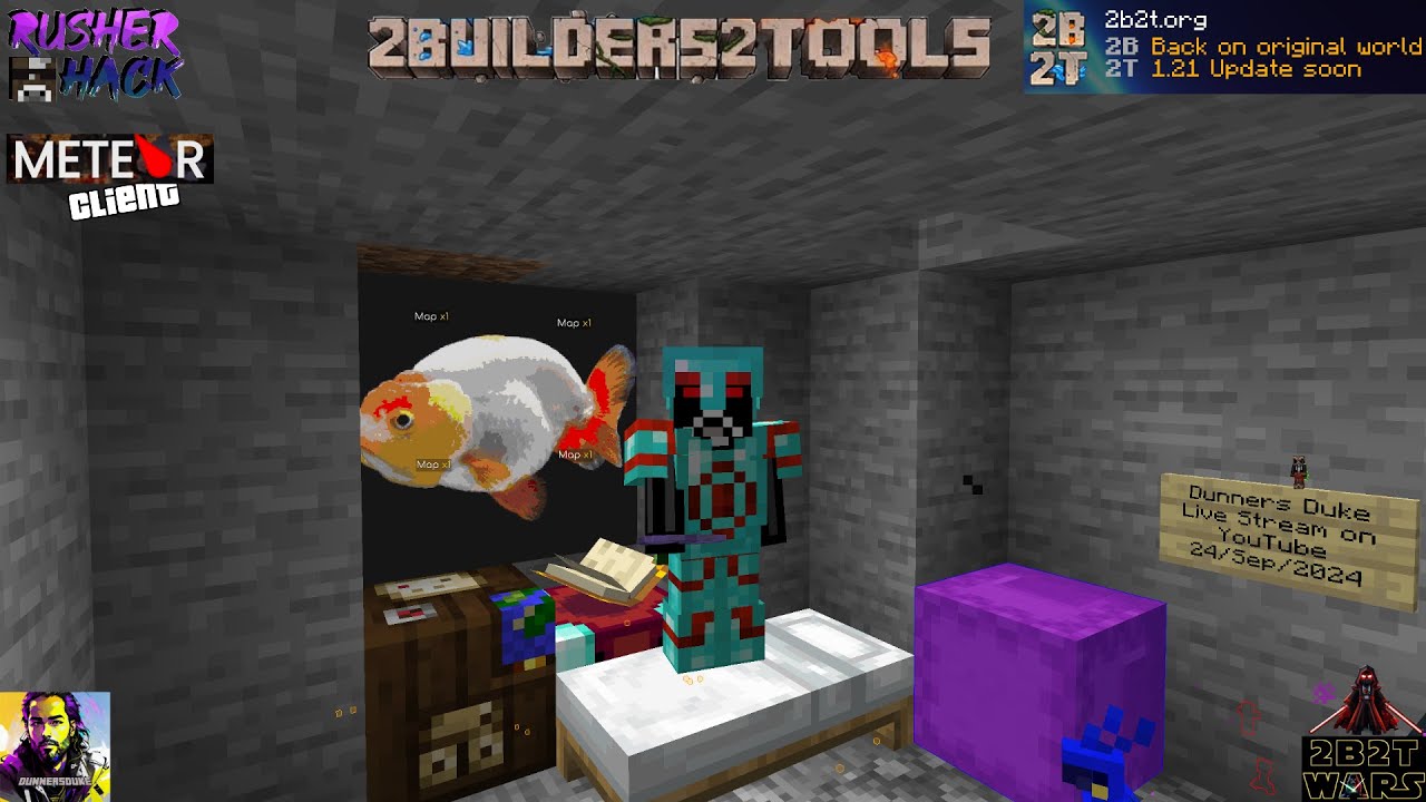 2b2t Anarchy Server 1.21: Mastering Base Hunts with RusherHack & Meteor ...