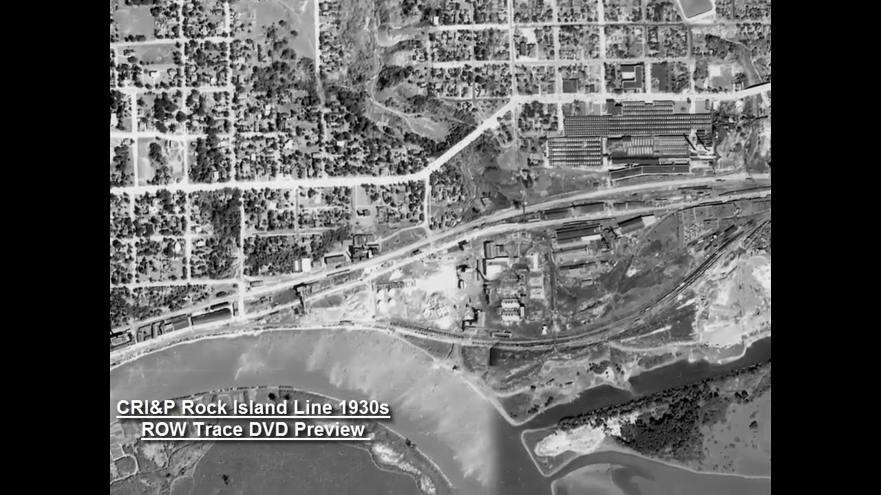 CRI&P PREVIEW Ottawa to Bureau Junction, Illinois 1930s USDA Aerial ...