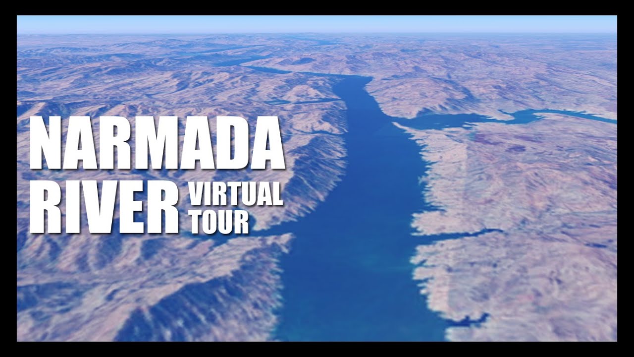 Aerial view of Narmada River || नर्मदा नदी || Narmada River - YouTube