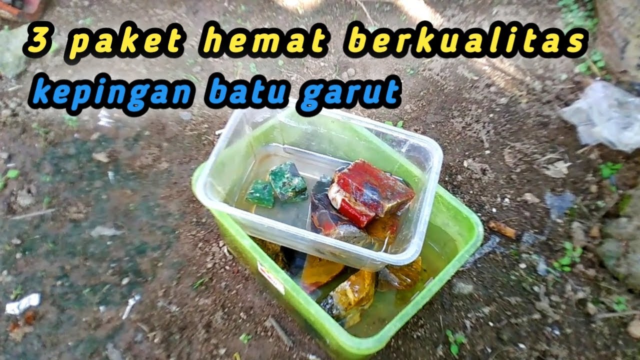 3 PAKET HEMAT BERKUALITAS_KEPINGAN BATU GARUT - YouTube