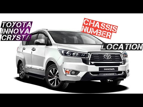 INNOVA CRYSTA CHASIS NUMBER - YouTube