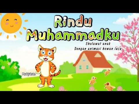 Rindu Muhammadku LIRIK cover sholawat anak populer lagu religi islami ...
