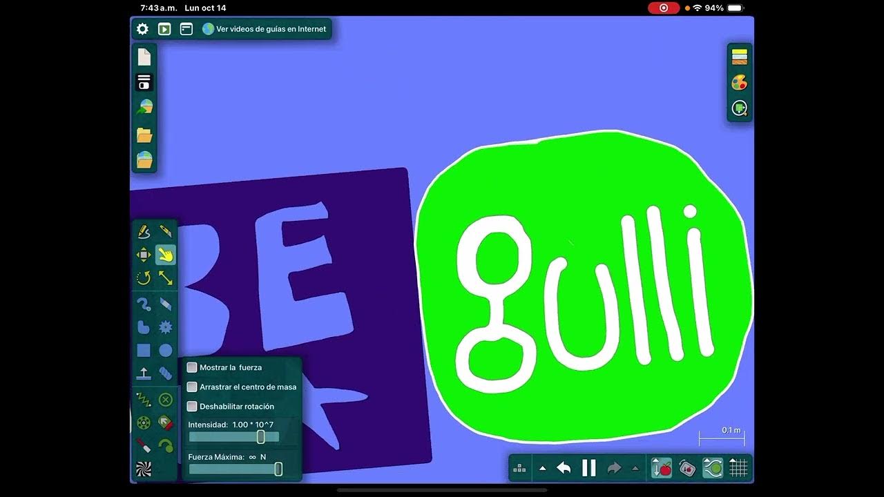 Channel logo in algodoo part 1 - YouTube