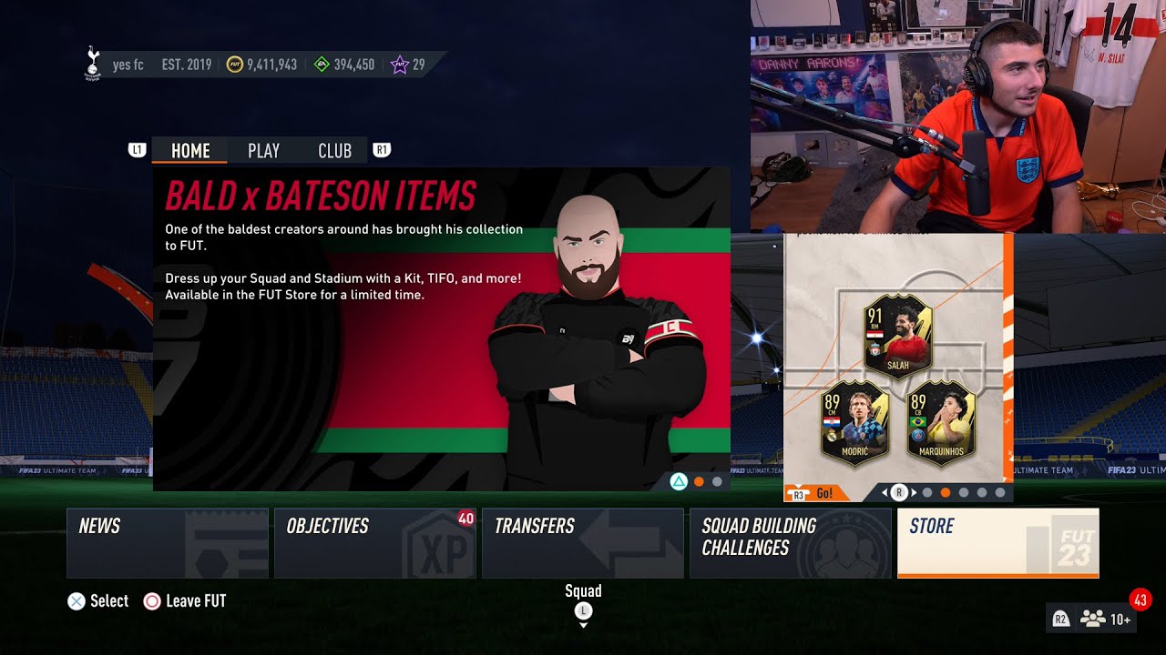 Danny Aarons reacts to Bateson in FIFA 23 - YouTube