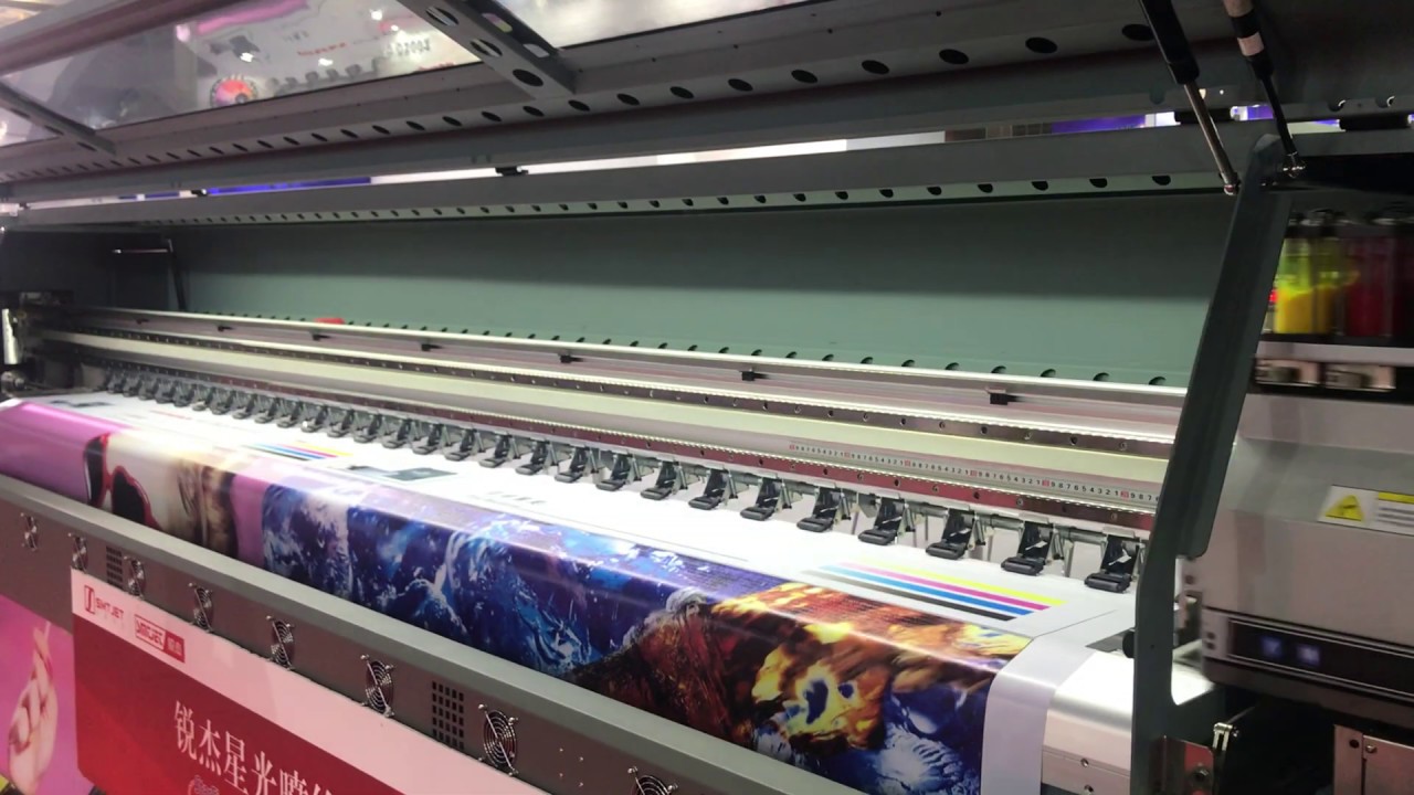 SMTJET STARFIRE 3304 (25PL) SOLVENT PRINTER 04 - YouTube
