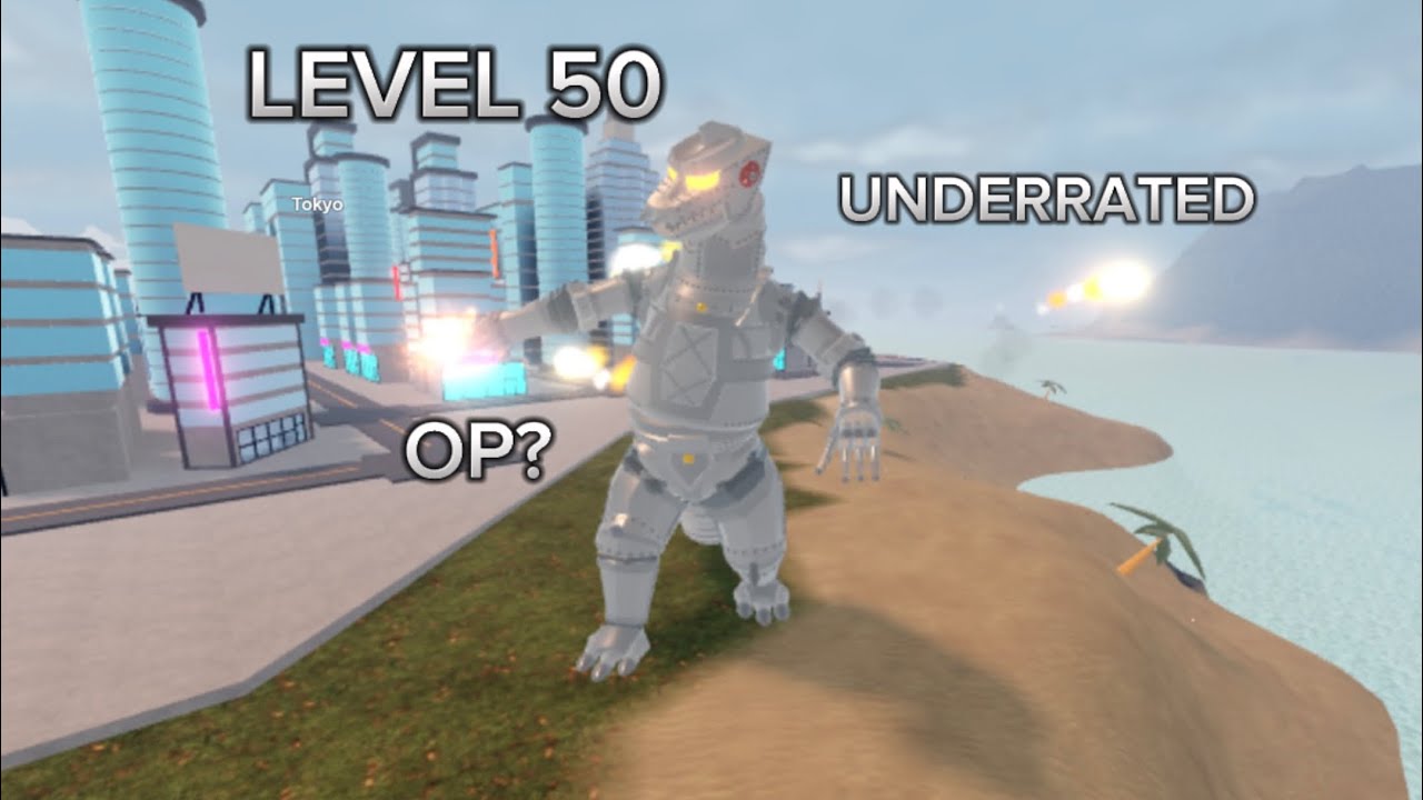 How strong is level 50 Show Mecha Godzilla II (kaiju universe) - YouTube