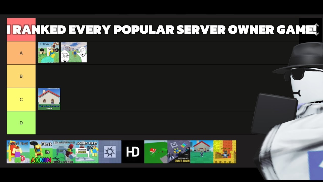 I Ranked EVERY Popular Server Owner Games... - YouTube