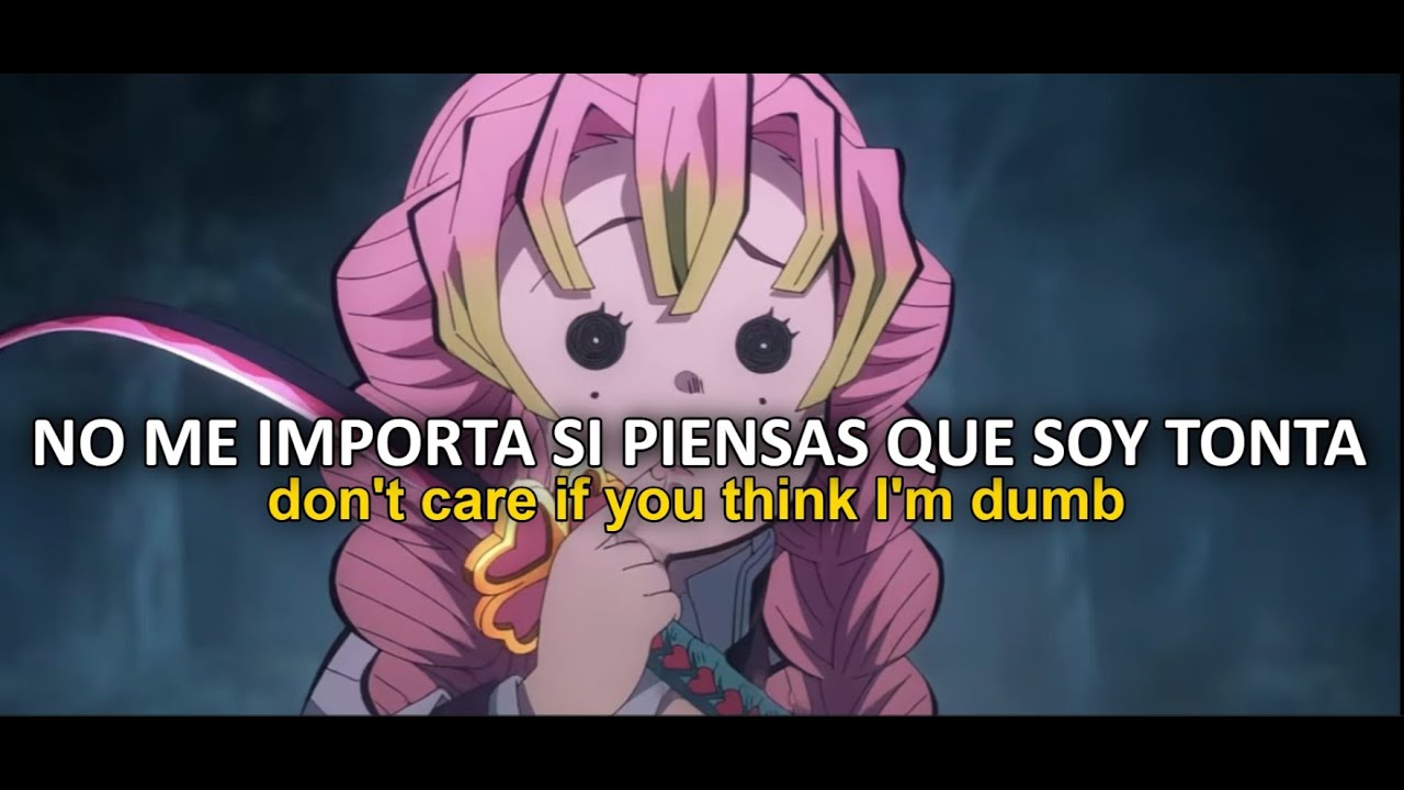 Bubblegum bi**-Marina/ Mitsuri demon slayer/Inglés y español - YouTube