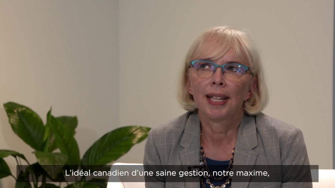Joy Thomas évoque l’idéal canadien d’une saine gestion - YouTube