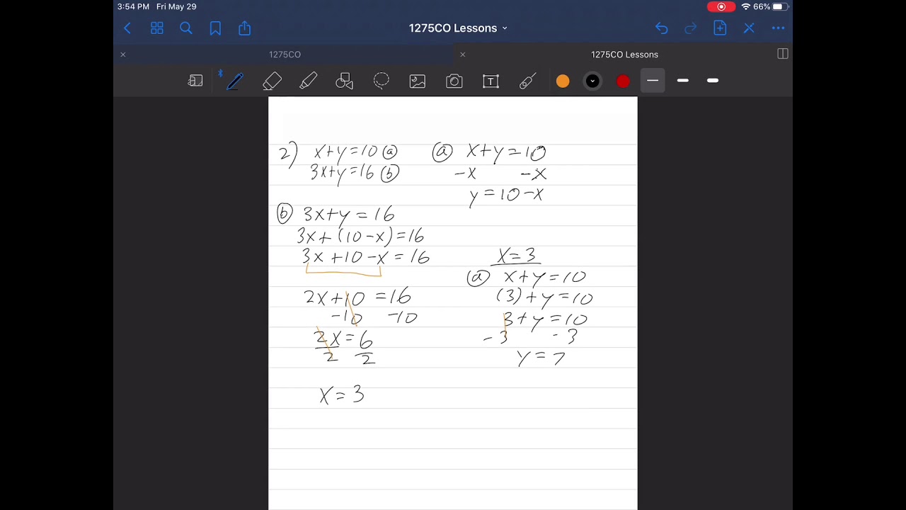 2x2 System of Equations - YouTube