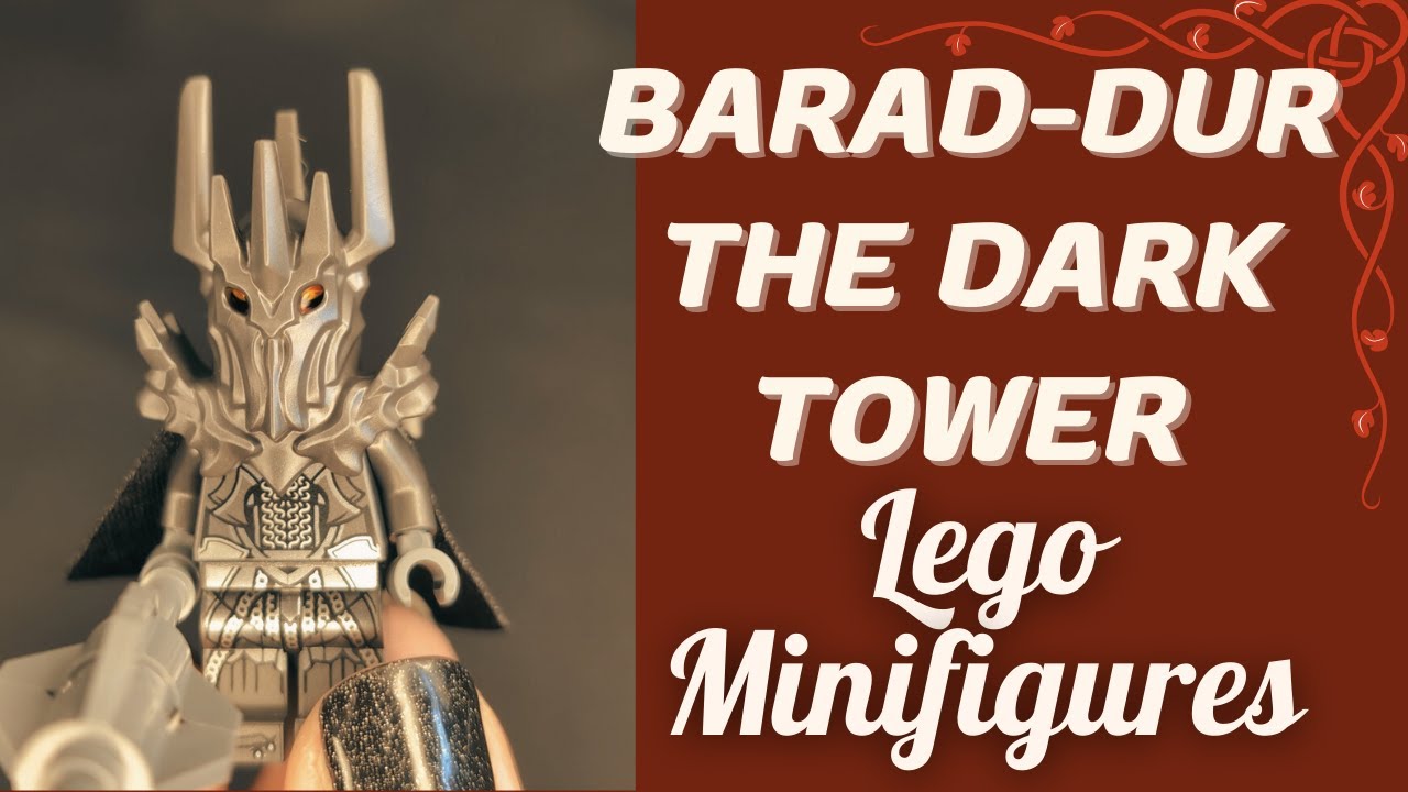 The Dark Tower LEGO Build | BARAD-DUR Minifigure Lineup - YouTube
