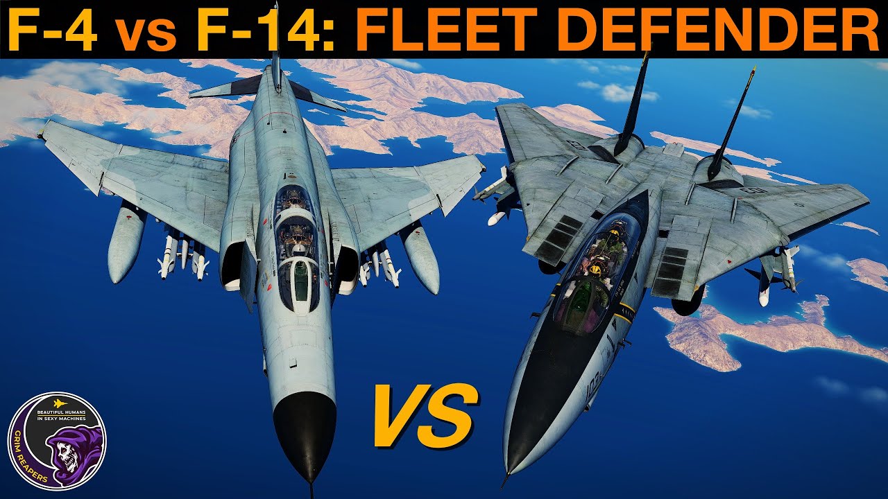 How Much Better Was F-14A Tomcat Than F-4 Phantom At Fleet Defence ...