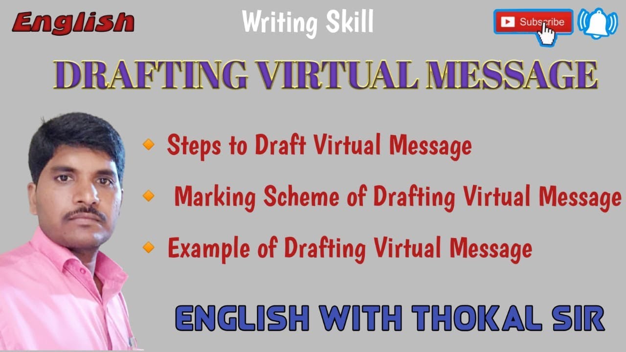 DRAFTING VIRTUAL MESSAGE - YouTube