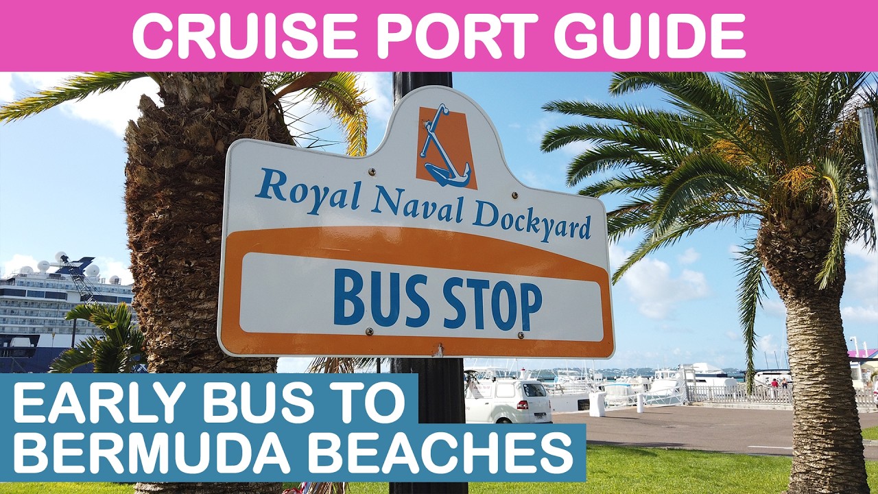 Bermuda Cruise Port Guide: Early Bus to Beaches - Summer 2025 - YouTube