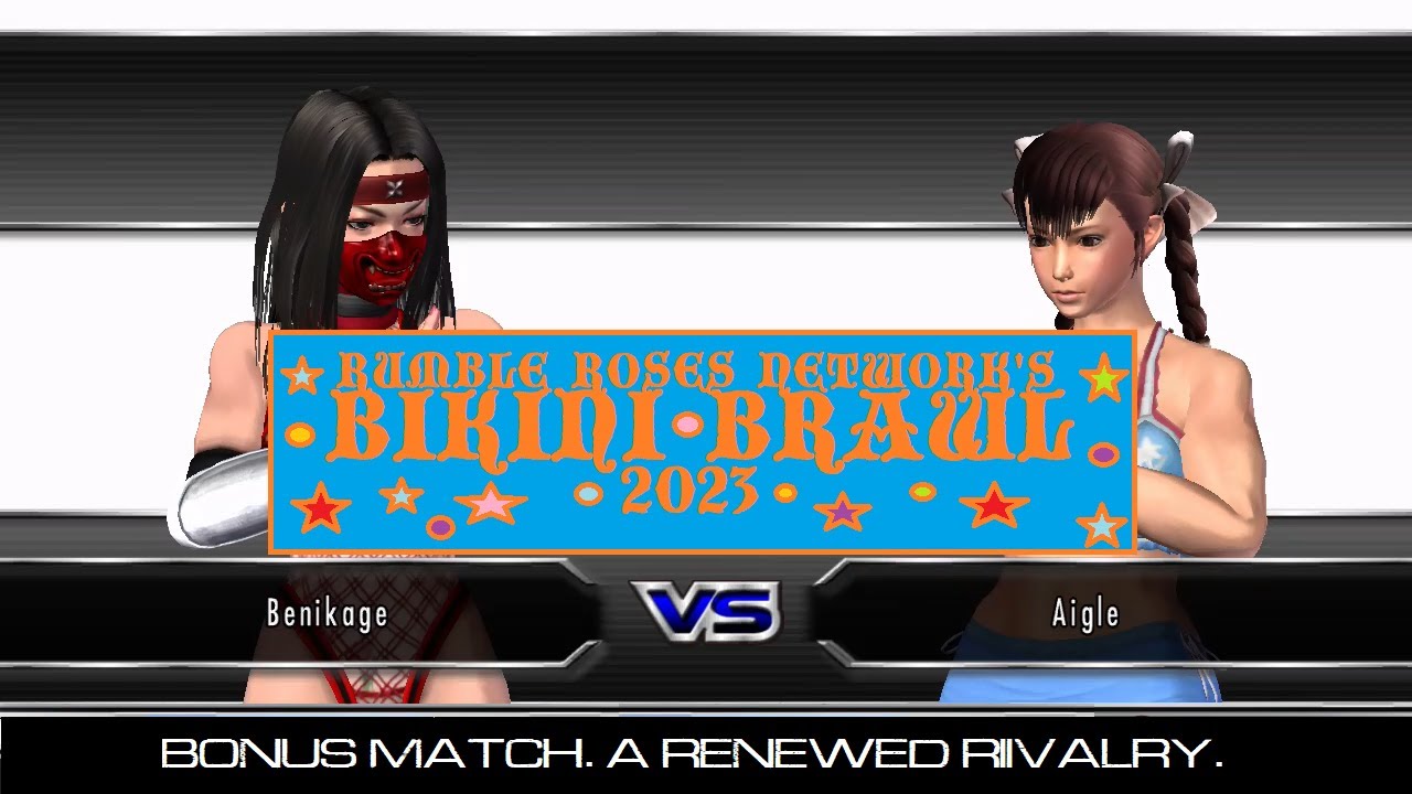 RUMBLE ROSES XX [XBOX 360/ONE] BIKINI BRAWL!! - BONUS MATCH: Aigle v ...