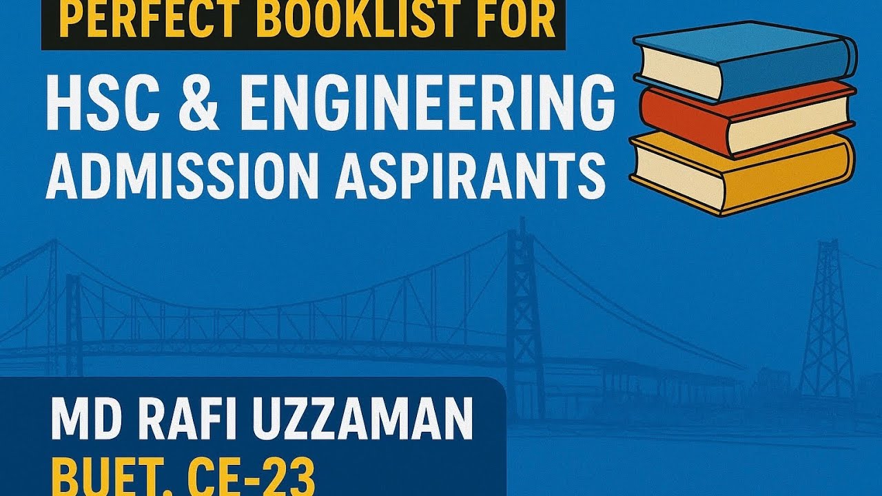 Perfect booklist for HSC 26 Engineering aspirants - YouTube
