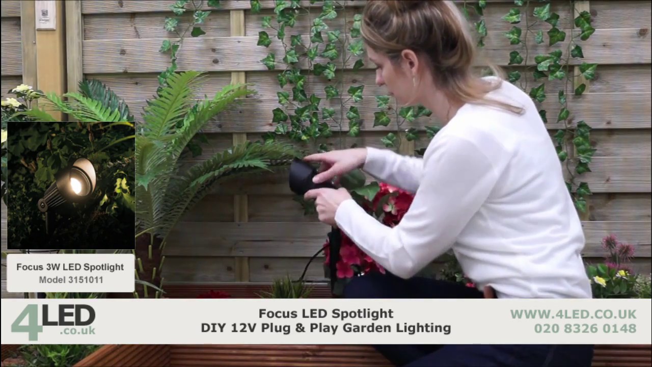 Focus DIY 12V Plug & Play Garden Spotlight - YouTube