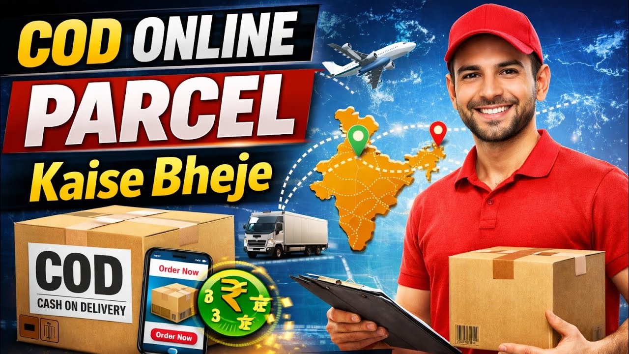 COD Parcel Kaise Bheje (Courier) By Technical Tech Raj - YouTube