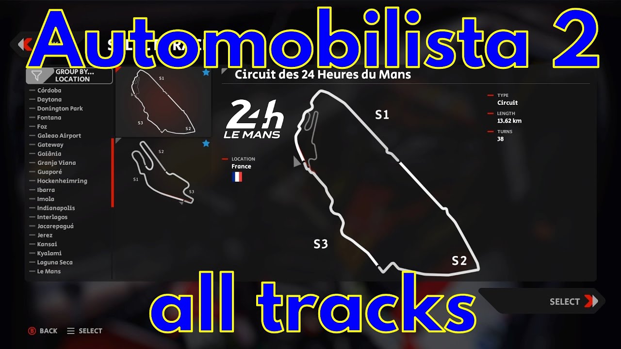 Automobilista 2 all tracks December 2023 AMS 2 track list - YouTube