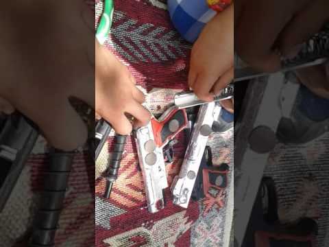 Aliminyum kaplamalı  silahlar