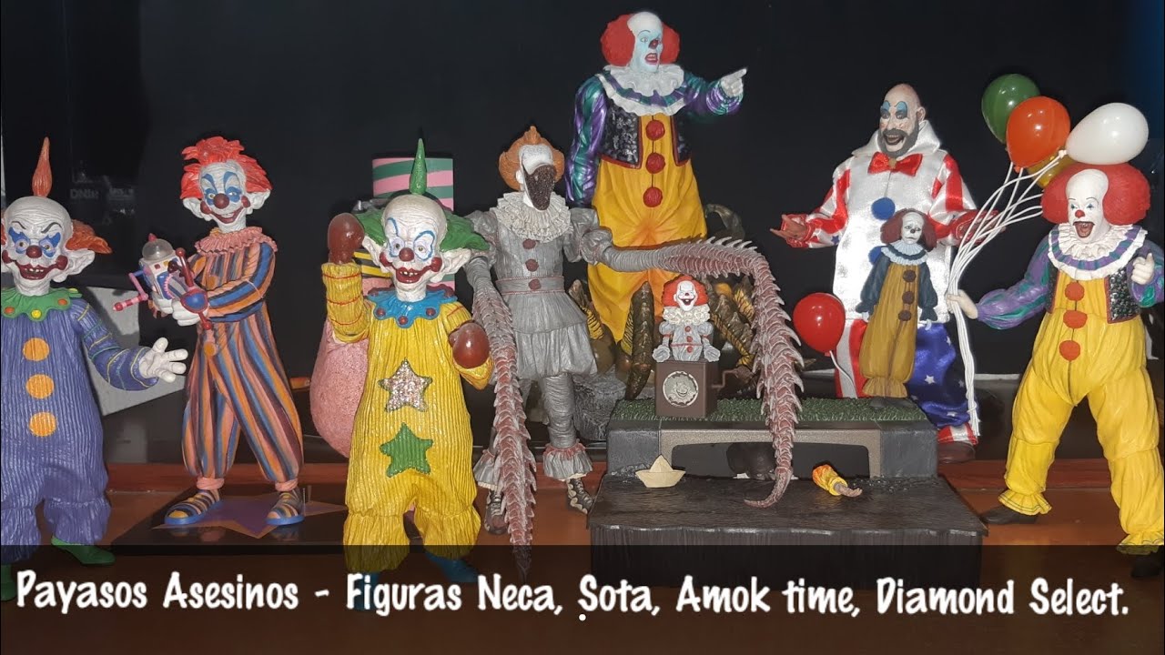 Payasos Asesinos - Figuras de Terror - Neca, Sota, Diamond Select y ...