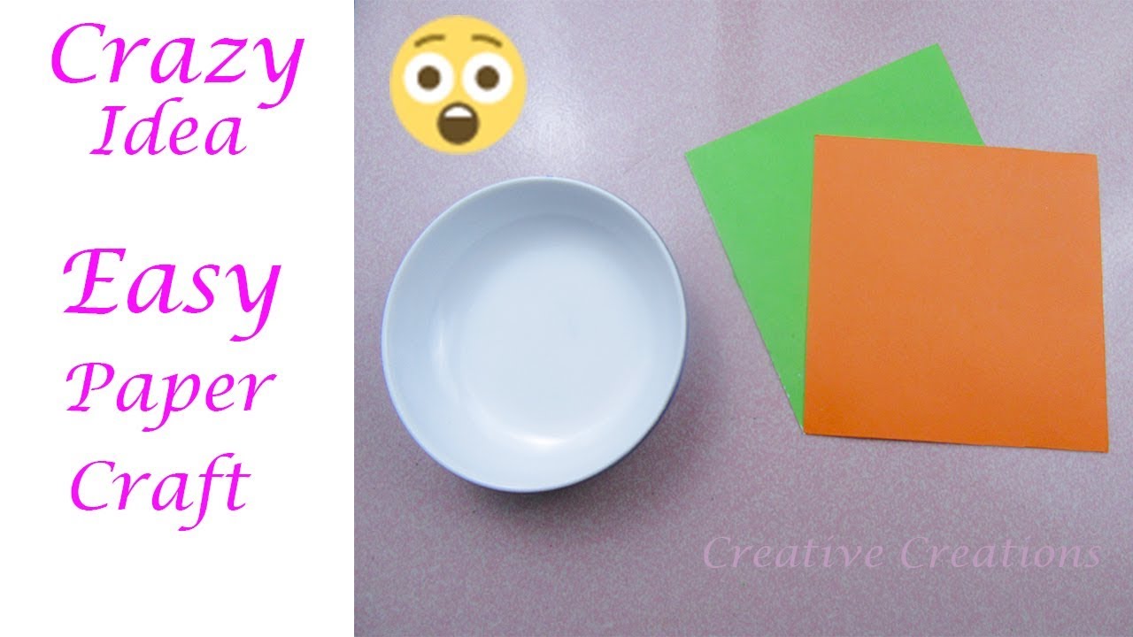 DIY Easy Paper Craft | How to make unique paper craft | Creative ...