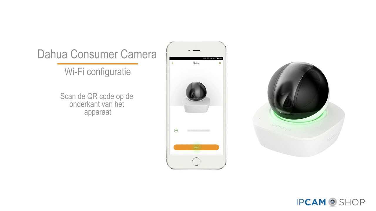 Dahua Lechange IP-camera's installatie via de app NL - YouTube