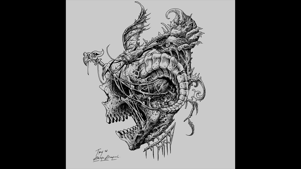 CRANIUM - Drawing on Photoshop - YouTube