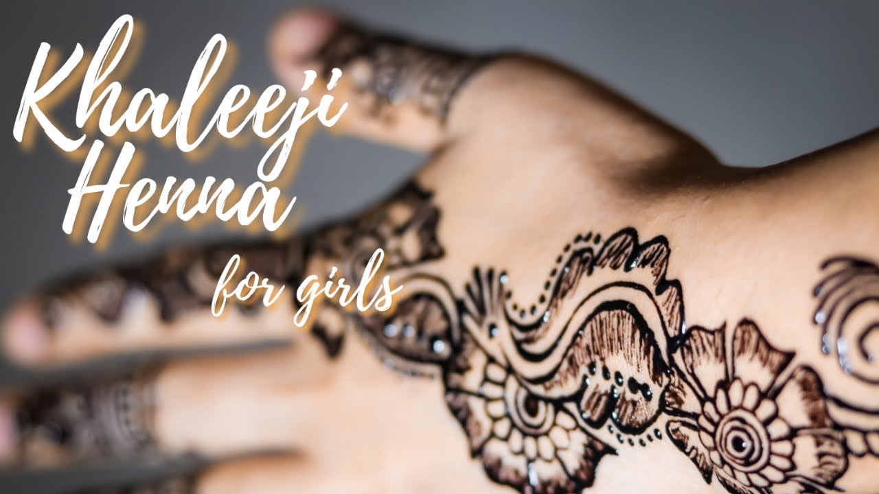 Khaleeji simple henna vines | Arabic henna on little hands| cute ...