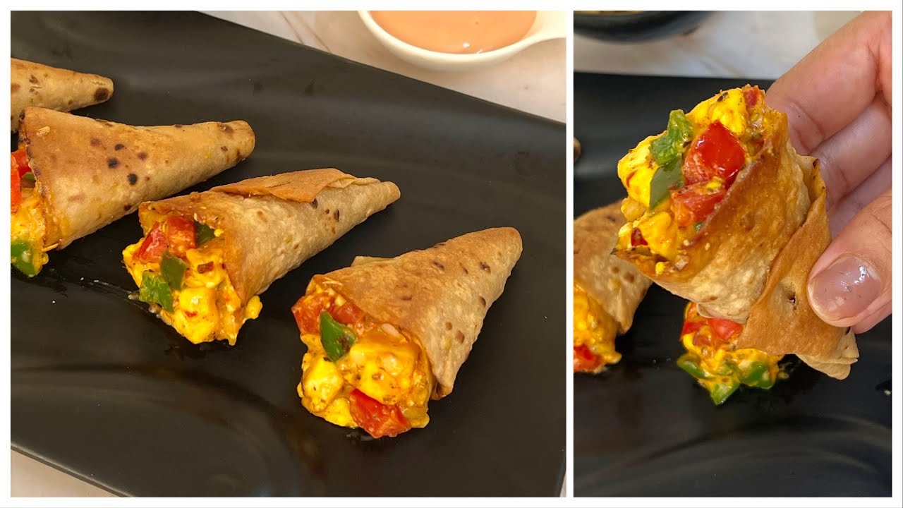 Crispy Paneer Roti Cones In Kadai | रोटी से बनाएं यह बहुत टेस्टी स्नैक ...